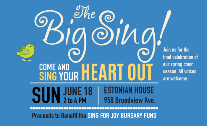 Sing for Joy | The Big Sing